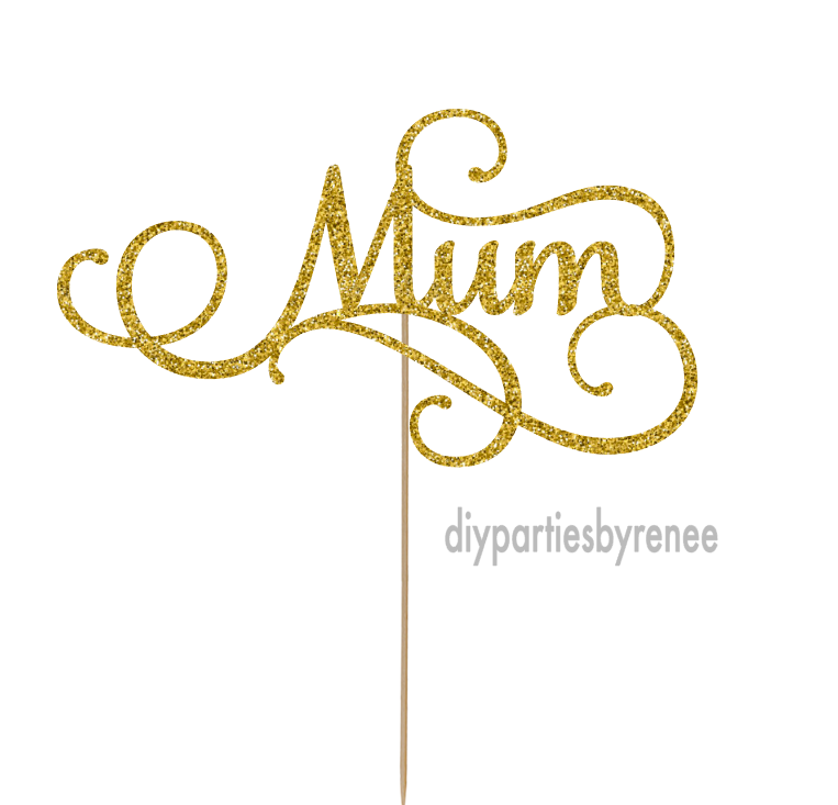 mummy cake topper